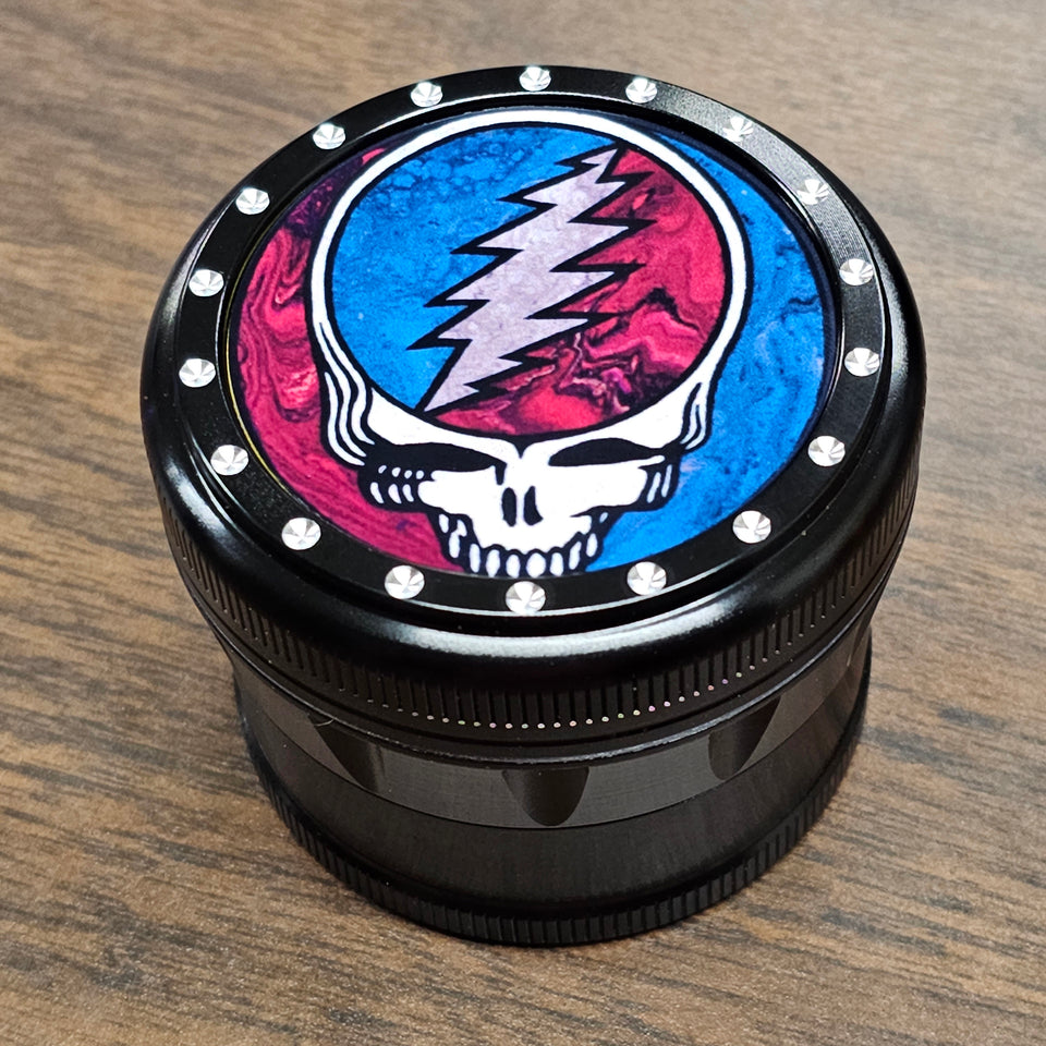 Grateful Dead (Jon Crow Art AKA JCA) Steal Your Face 2.5" Heavy Duty H ...